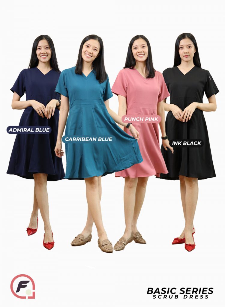 Pre-Order Basic Series Scrub Dress – FA Signature